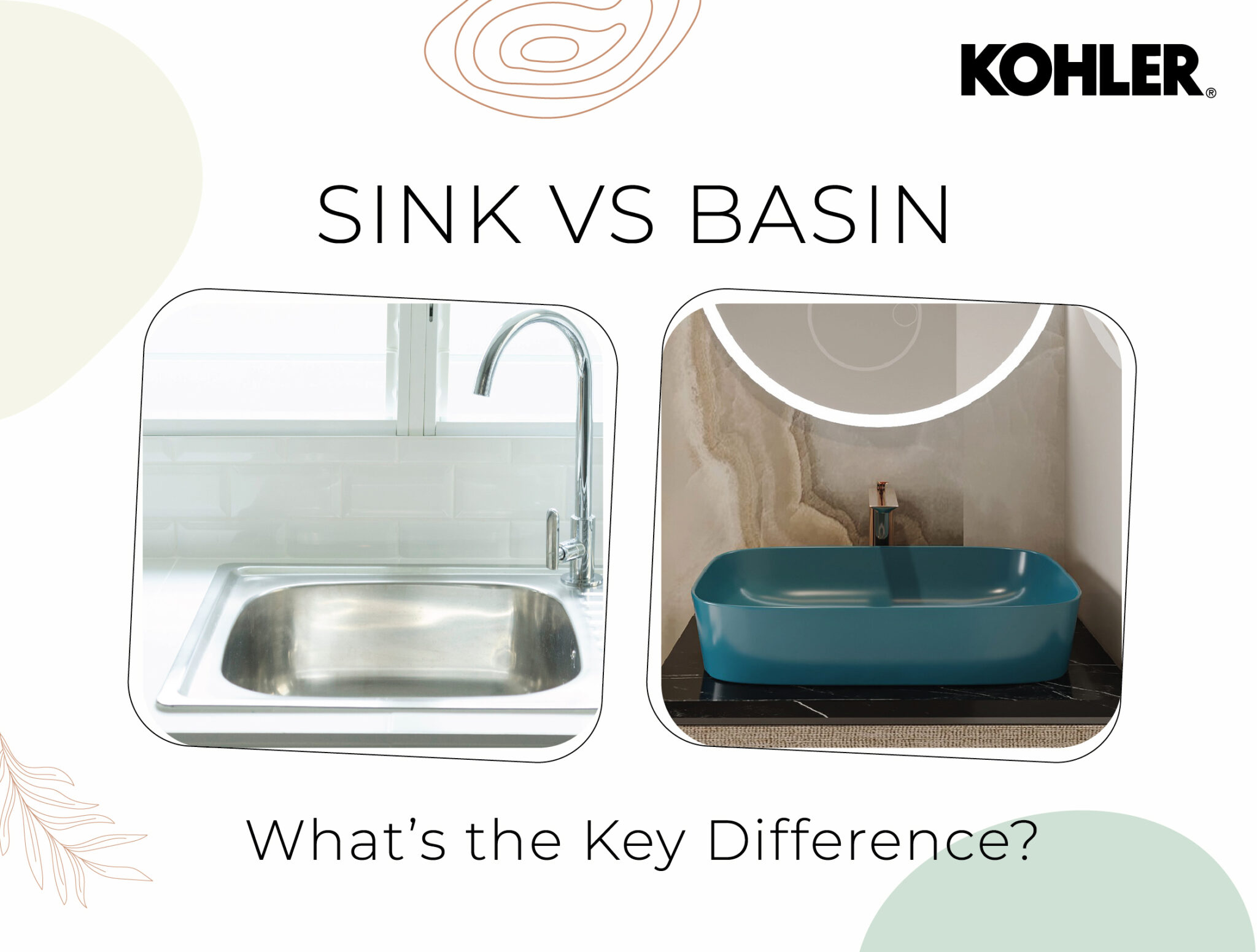 What's the Difference Between a Sink and a Basin? Kohler Sri Lanka